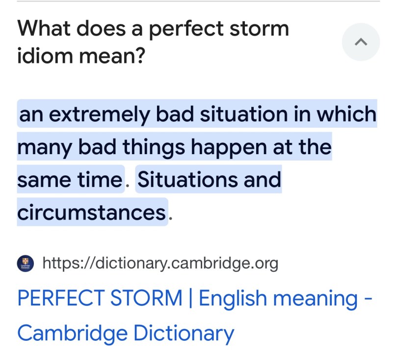 Perfect Storm – Me and MYCycle